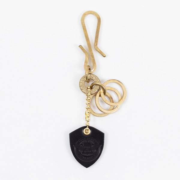 BRASS-W10 - Key Hook with Rings - Brass – IRON HEART GERMANY